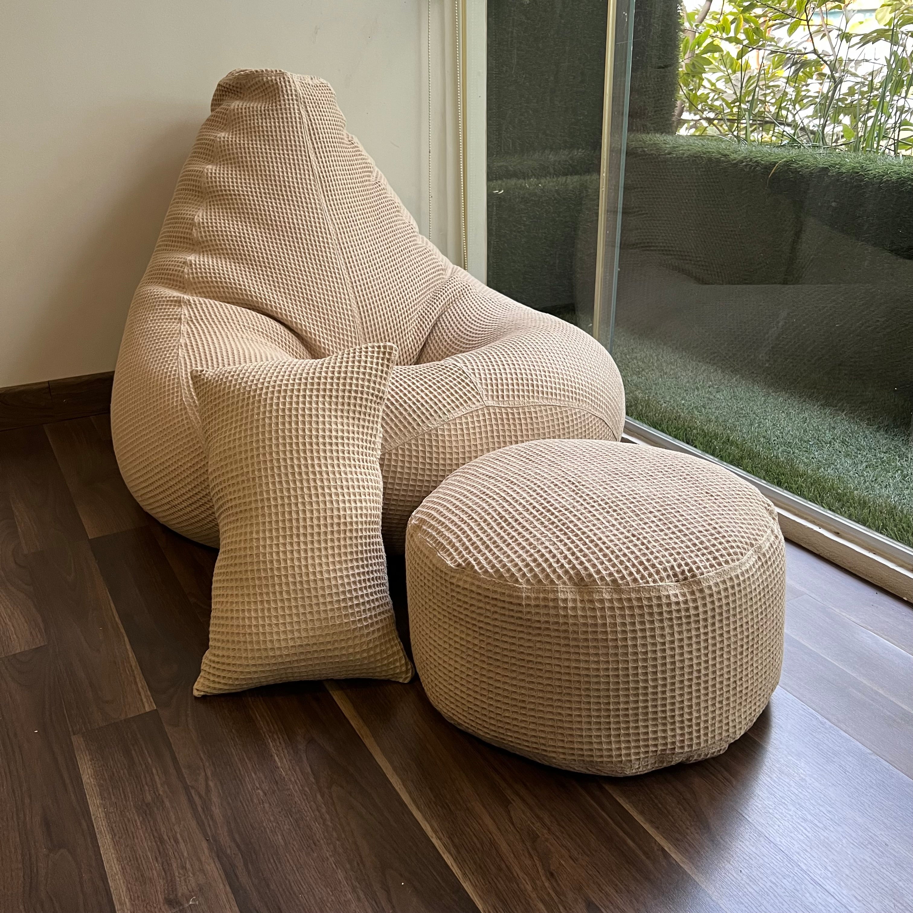 Washable Cotton Bean Bags – Beanie Living